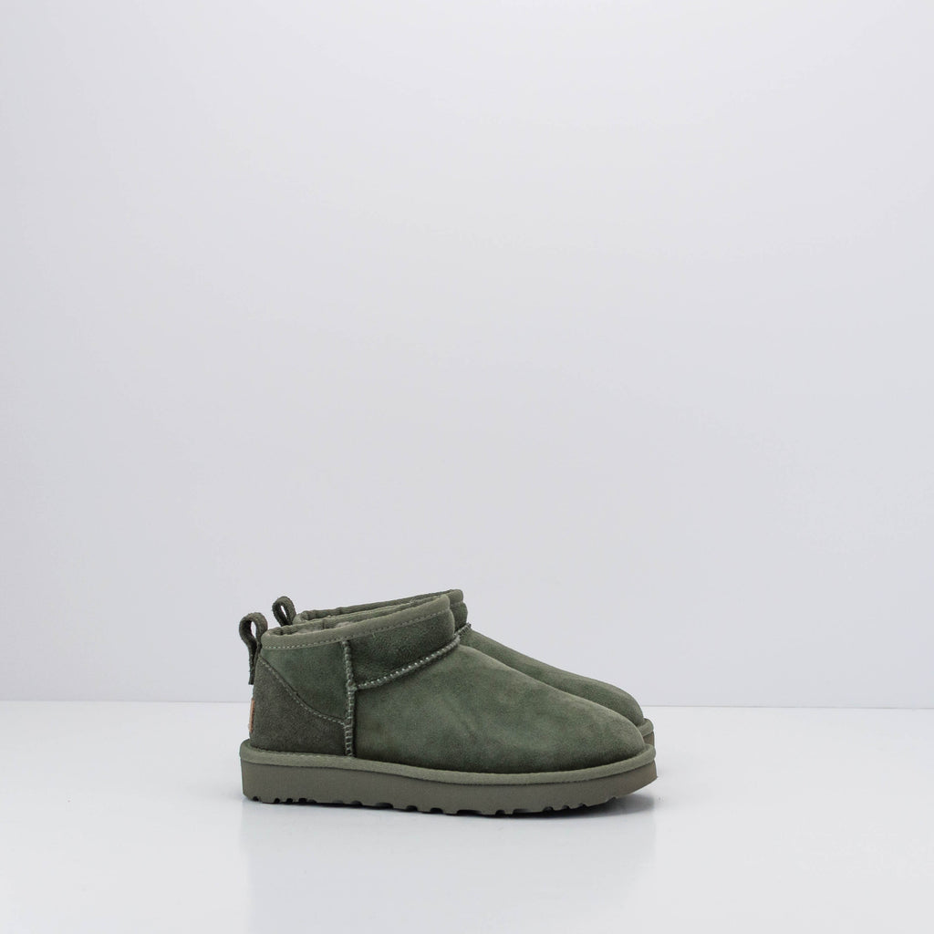UGG CLASSIC ULTRA MINI MOSS GREEN BOOT 1116109 | MOKSIN – Moksin