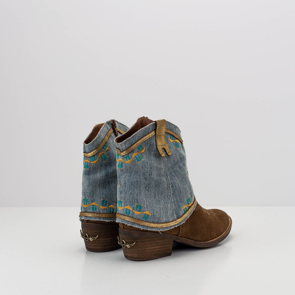 NEMONIC BOTINES CAMPEROS 2377 IKA VOLEY TABACO TEJANO AZUL | MOKSIN ...