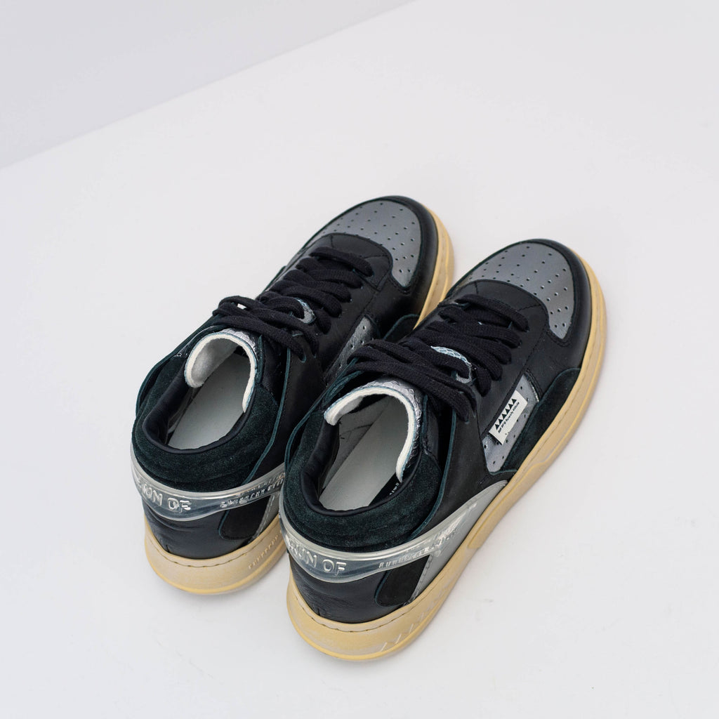 RUN OF WOMAN SNEAKERS MID METAL OVERBLACK 70108 | MOKSIN – Moksin