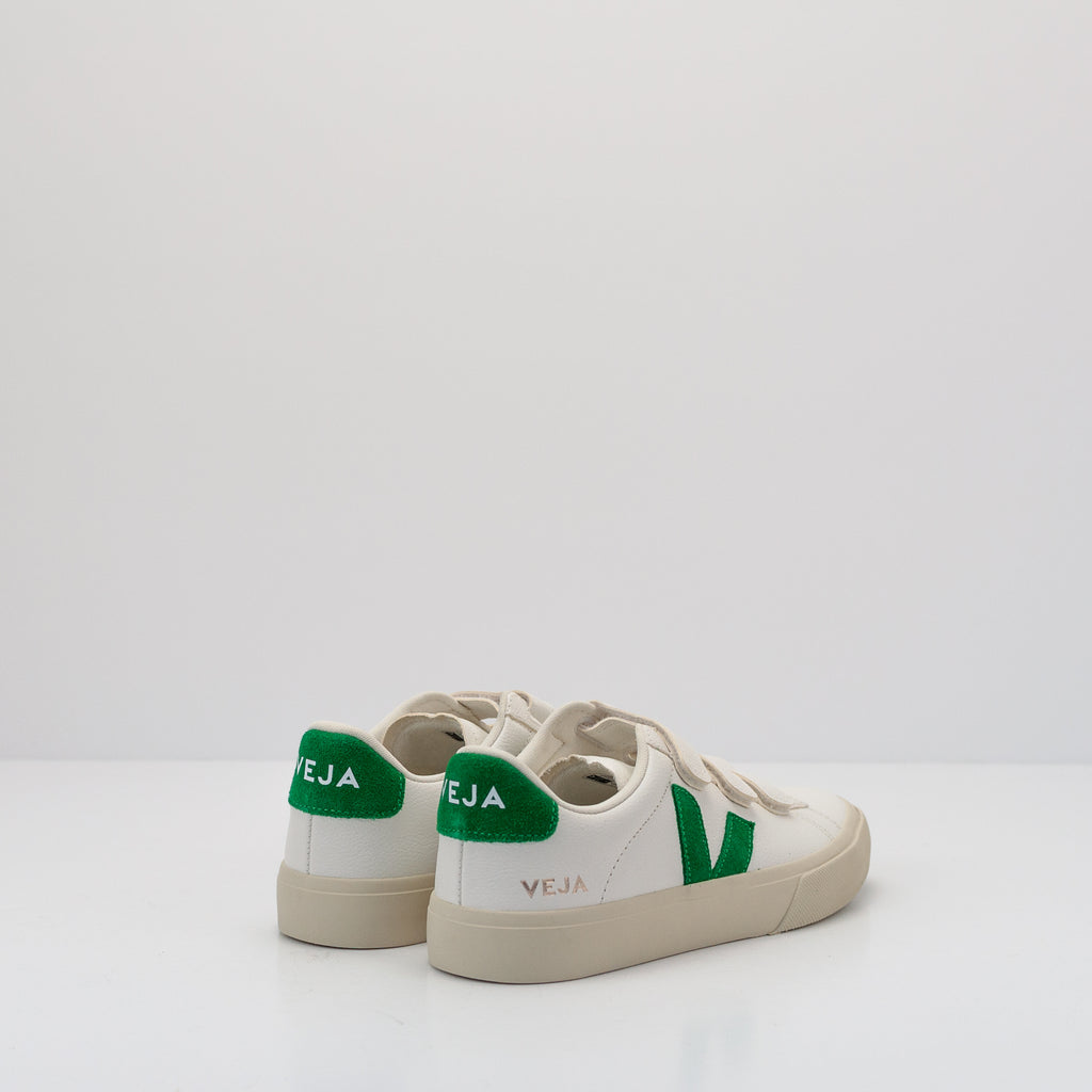 VEJA RECIFE LEATHER WHITE EMERAUDE RC0503697A SNEAKERS | MOKSIN – Moksin