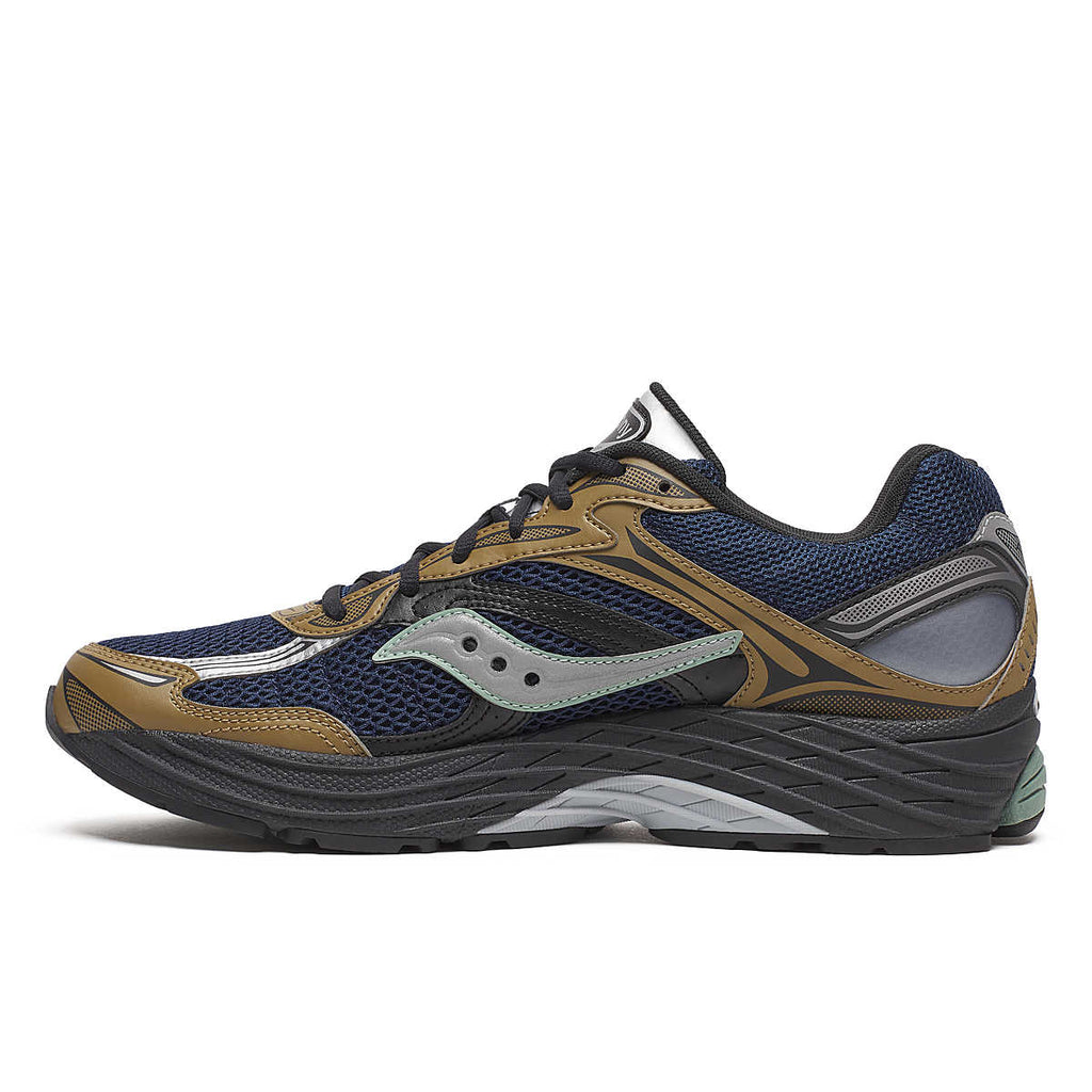 SAUCONY PROGRID OMNI 9 BROWN NAVY SNEAKERS | MOKSIN – Moksin