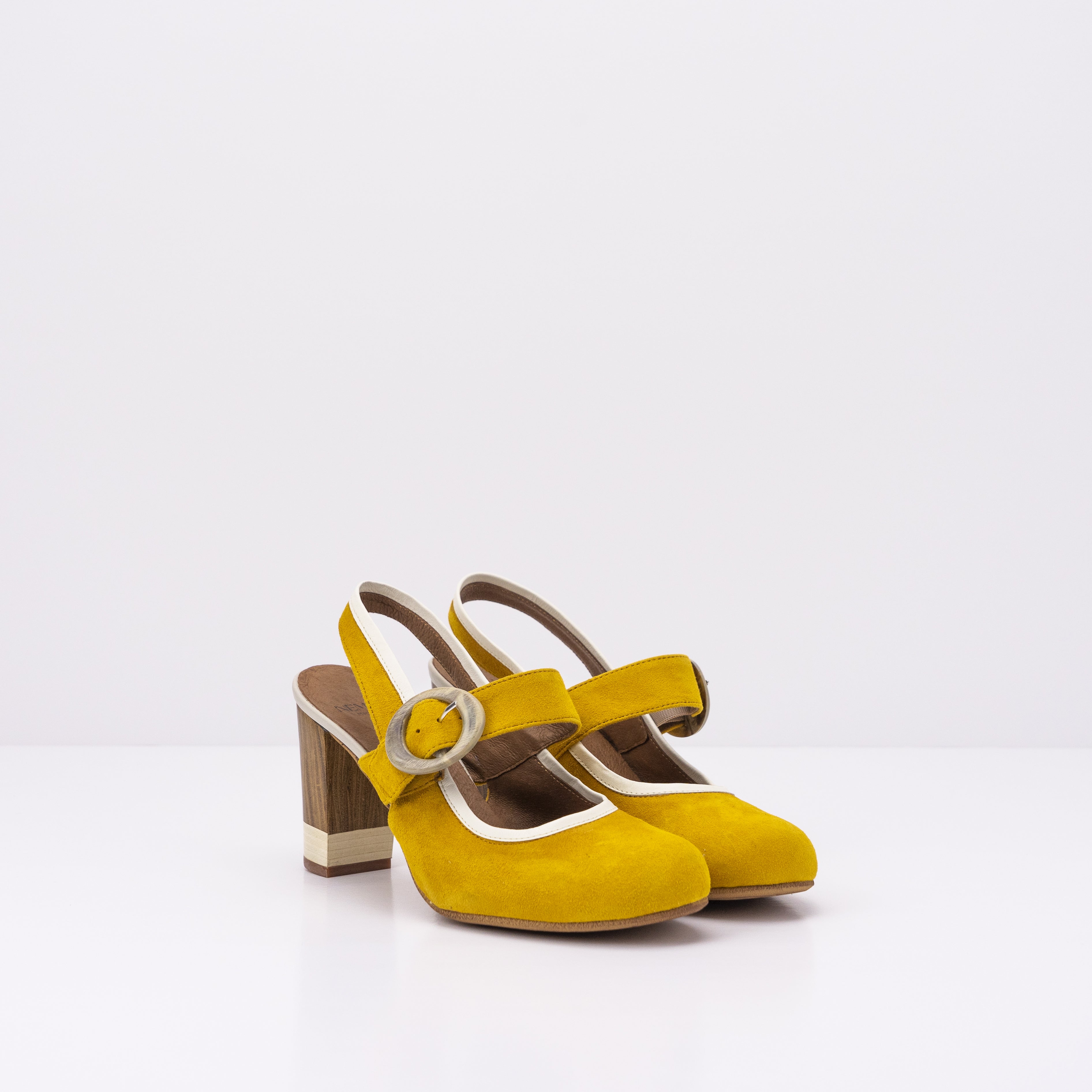 NEMONIC 2306 YELLOW SUEDE HIGH HEELS SHOES | MOKSIN – Moksin