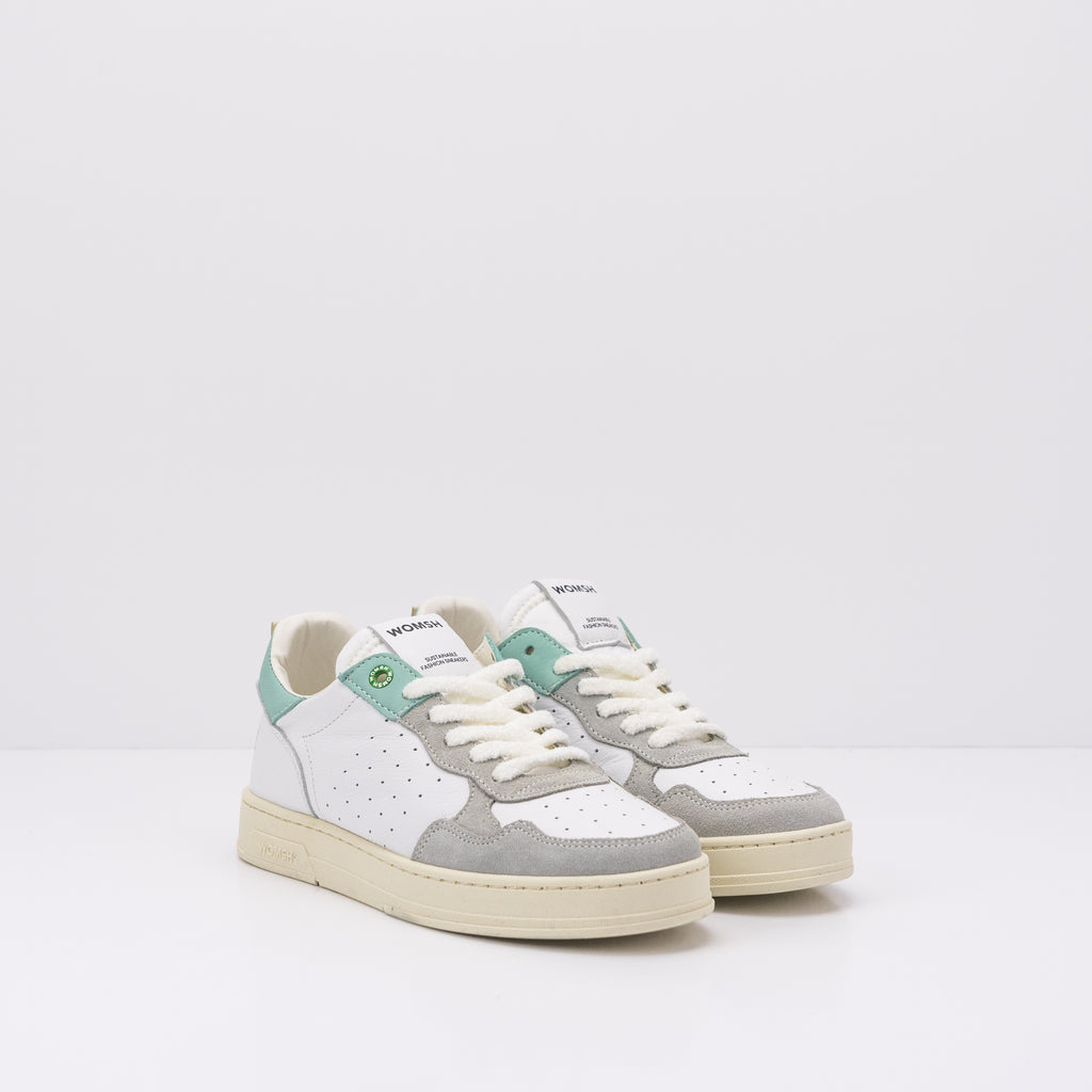 WOMSH SNEAKERS IN HYPER WHITE CHIC LEATHER | MOKSIN – Moksin