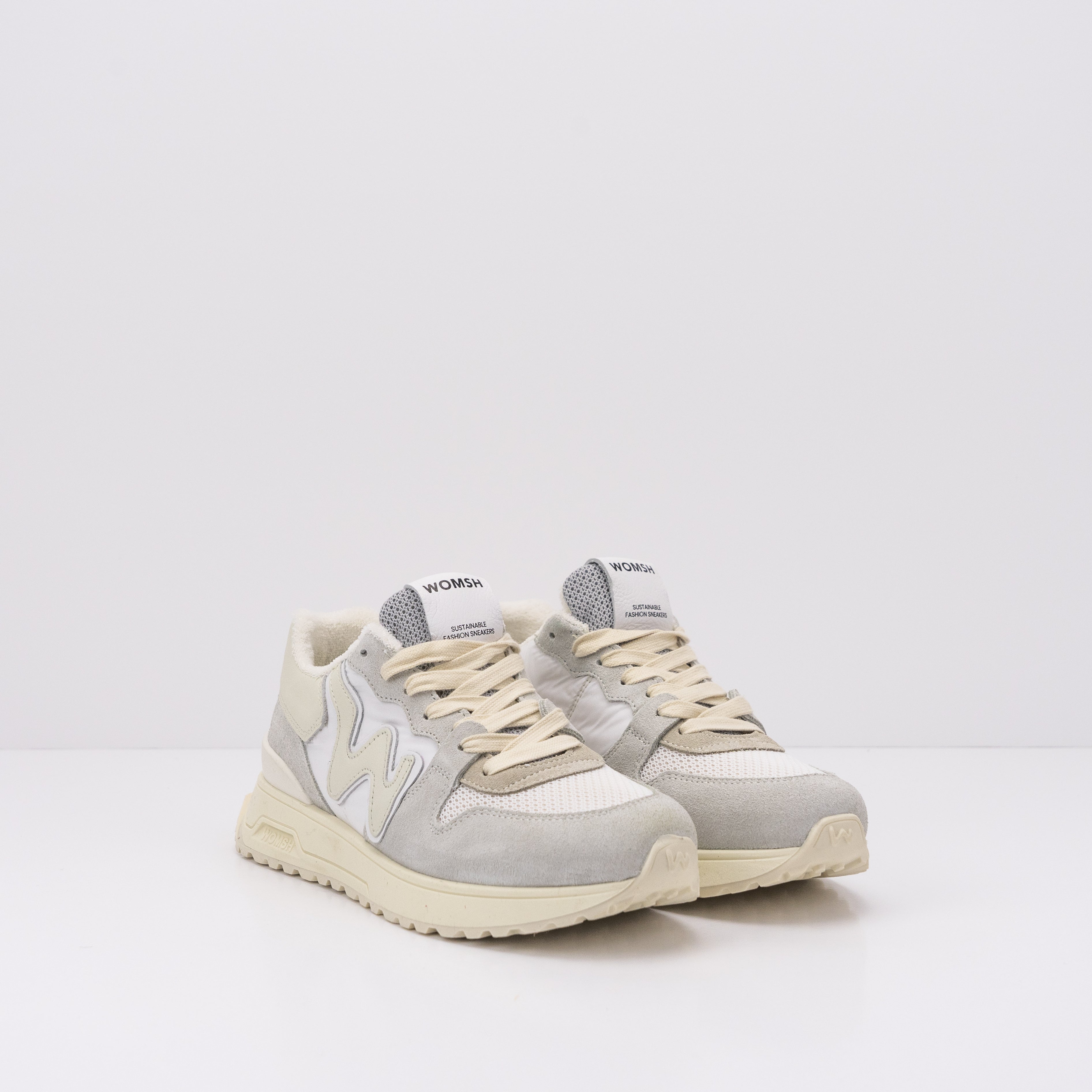 WOMSH WOMEN'S SNEAKERS WISE WHITE | MOKSIN – Moksin